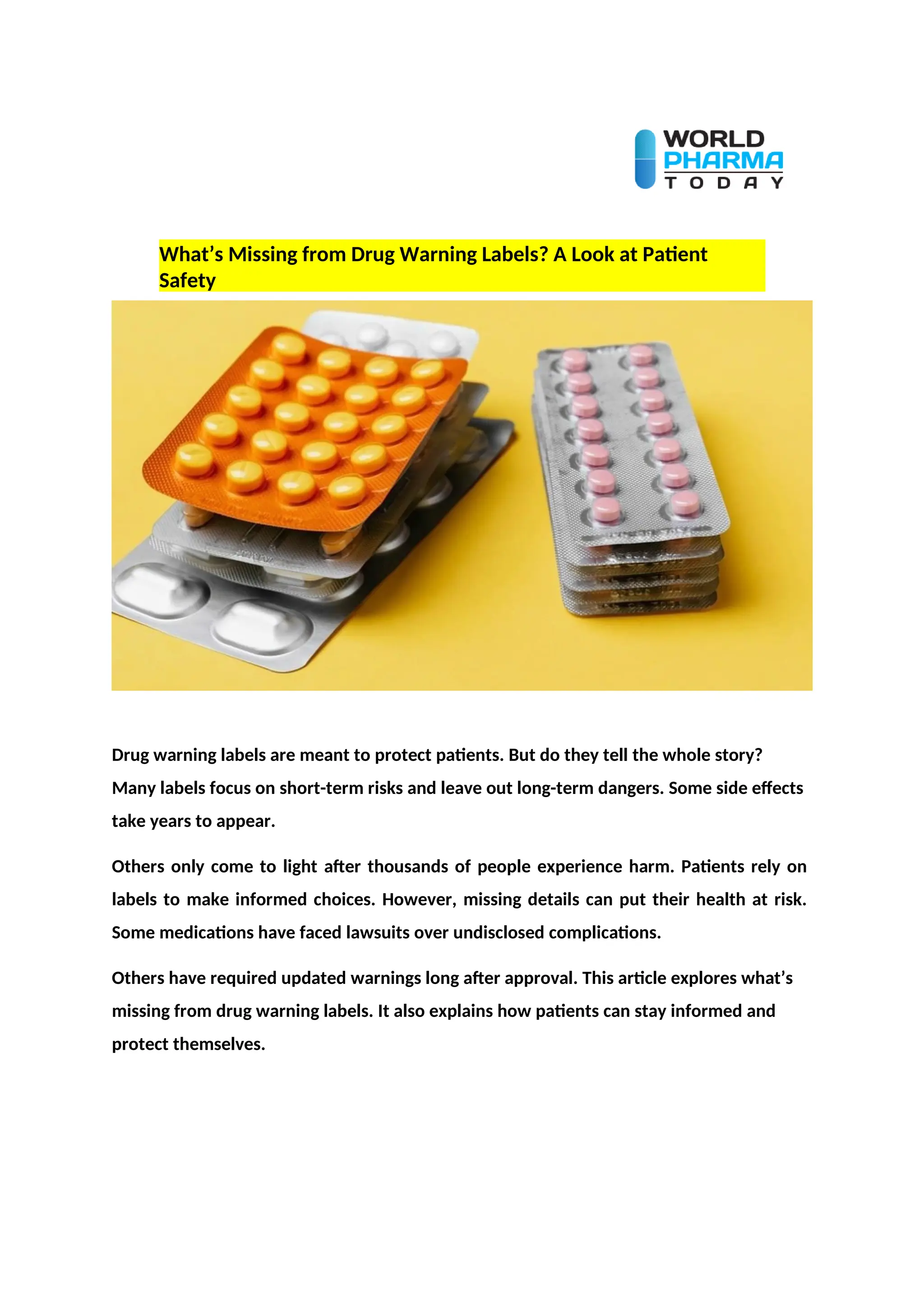 What’s Missing from Drug Warning Labels.ppt