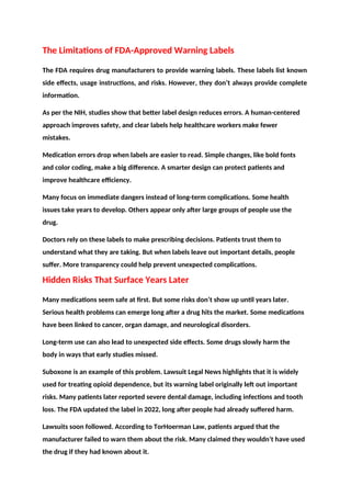 What’s Missing from Drug Warning Labels.ppt