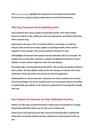 What’s Missing from Drug Warning Labels.ppt