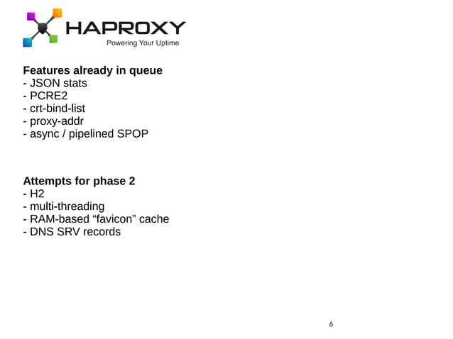 What's New in HAProxy | PPT
