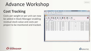 GRAITEC Advance Workshop : Steel fabrication production management ...