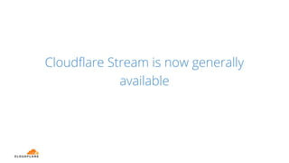 What's New at Cloudflare | PPT