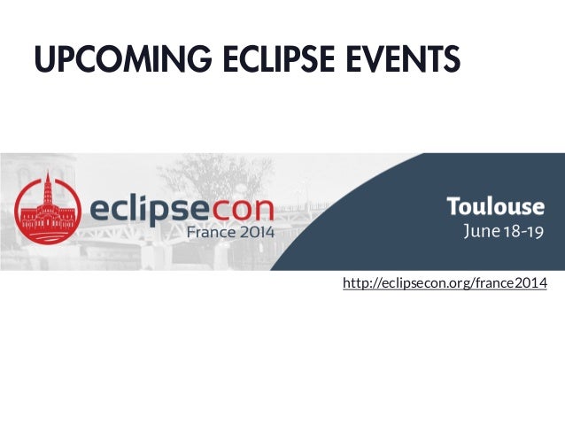 Whats New At Eclipse Iot Eclipsecon 2014