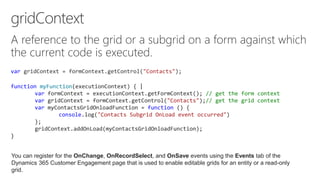 What's new for developers in Dynamics 365 v9: Client API enhancement | PPT