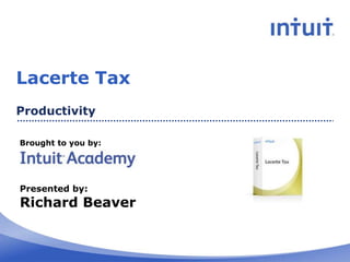 What's New for Lacerte TY13 | PPTX