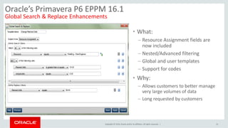 Oracle Primavera P6 16.1 Released - Everything You Need To Know | PDF