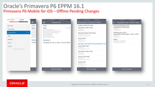 Oracle Primavera P6 16.1 Released - Everything You Need To Know | PDF