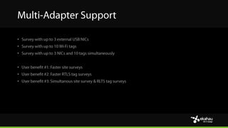 Ekahau Site Survey & Wi-Fi Planner 7.0 - New Features & Improvements | PPT
