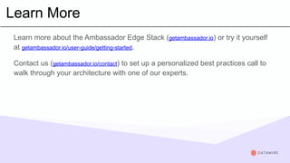 What's New in the Ambassador Edge Stack 1.0? | PPT