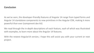 What’s New in Angular 14? | PPT