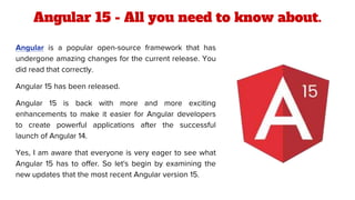 What’s New in Angular 15.pptx