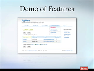 What's New in AppFuse 2.0 | PDF | Web Development | Internet