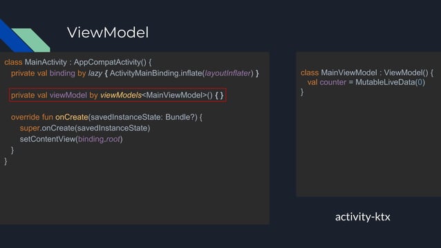 Android Architecture Componentsの新機能 | PPT