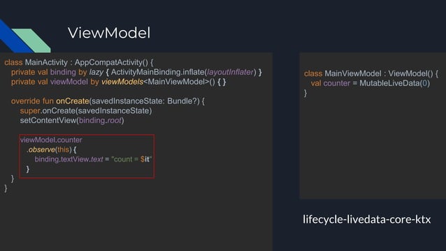 Android Architecture Componentsの新機能 | PPT