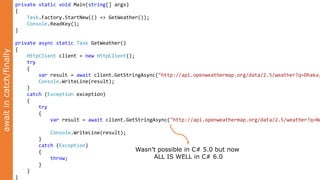 What’s new in C# 6 | PPT