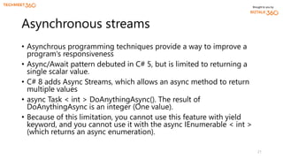 What's new in C# 8.0 (beta) | PPTX | Programming Languages | Computing