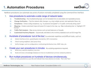 NetBrain CE 5.0 | PPT