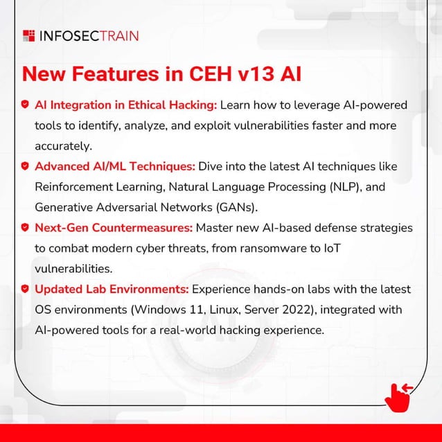 Whats New in CEH v13.pdf by InfosecTrain | PDF