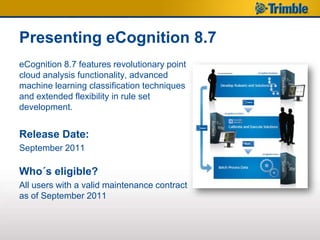 Whats new in eCognition 8.7 | PPTX