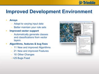 Whats new in eCognition 8.7 | PPTX