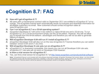 Whats new in eCognition 8.7 | PPT