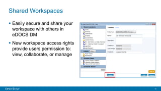 What’s New in OpenText™ eDOCS 16.1? | PPT