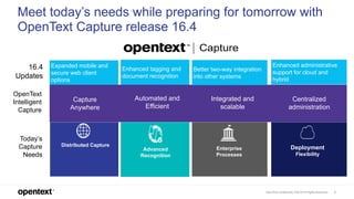 What's New in Capture Overview - Release 16 EP4 | PPTX