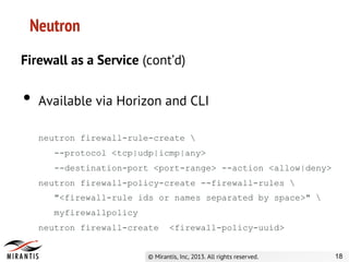 Whats new in Havana--Neutron | PPT