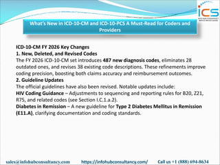 What’s New in ICD-10-CM and ICD-10-PCS A Must-Read for Coders and ...
