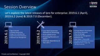 What’s New in Ipro for enterprise? | PPT
