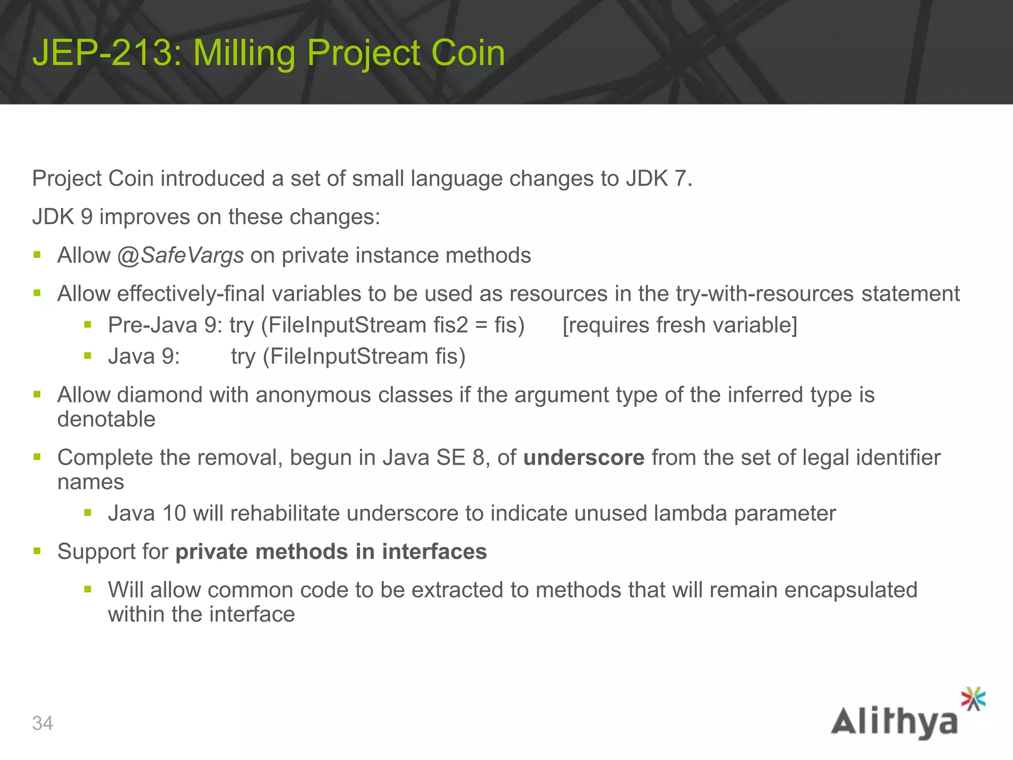 What's New in Java 9 | PPT