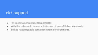 What's new in kubernetes 1.3? | PPT