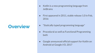 What’s new in Kotlin? | PPT