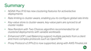 What’s New in NGINX Plus R16? – EMEA | PDF