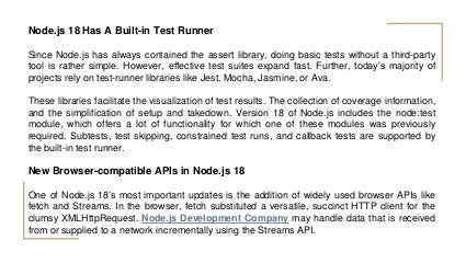 What’s New in Node Js 18? | PPT