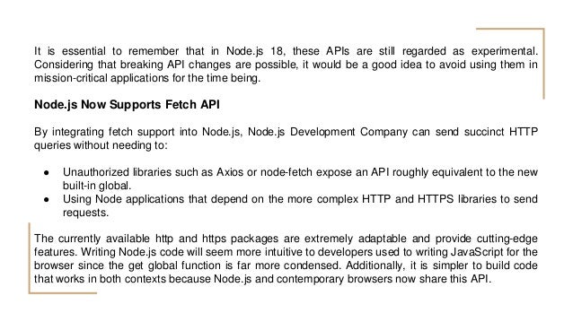 What’s New in Node Js 18? | PPT
