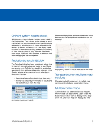 What's new in OnPoint 7.5 | PDF