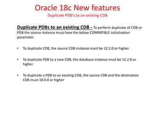 What's new in Oracle 19c & 18c Recovery Manager (RMAN) | PPTX
