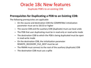 What's new in Oracle 19c & 18c Recovery Manager (RMAN) | PPTX