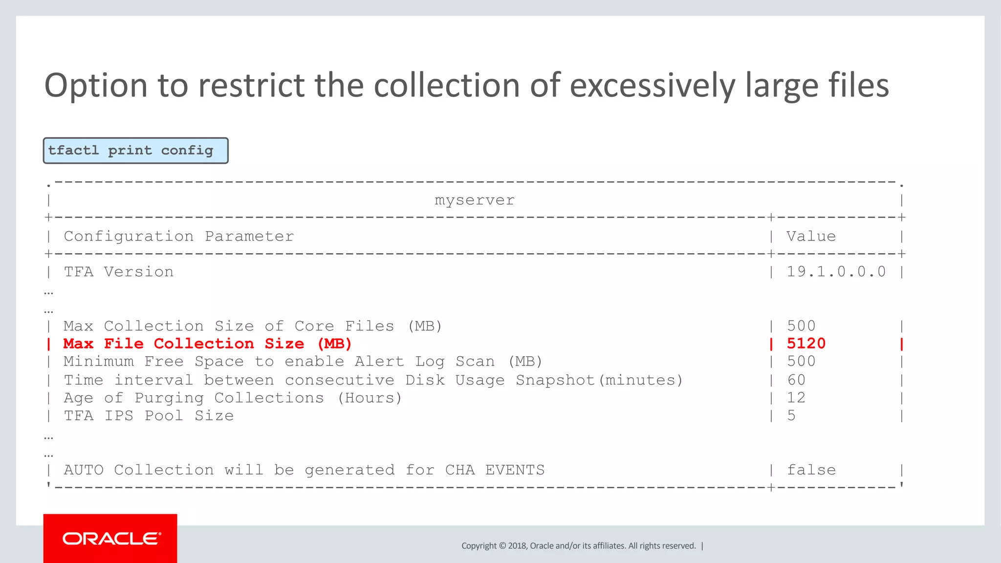 Whats New In Oracle Trace File Analyzer 192 Ppt 5431