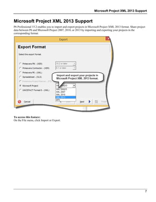 Whats new Primavera P6 Professional 15.2? | PDF