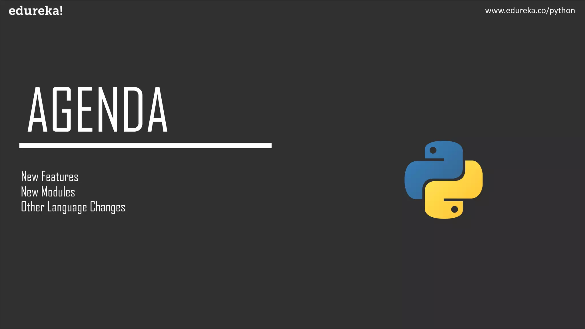 What's new in python 3.8? | Python 3.8 New Features | Edureka | PPT