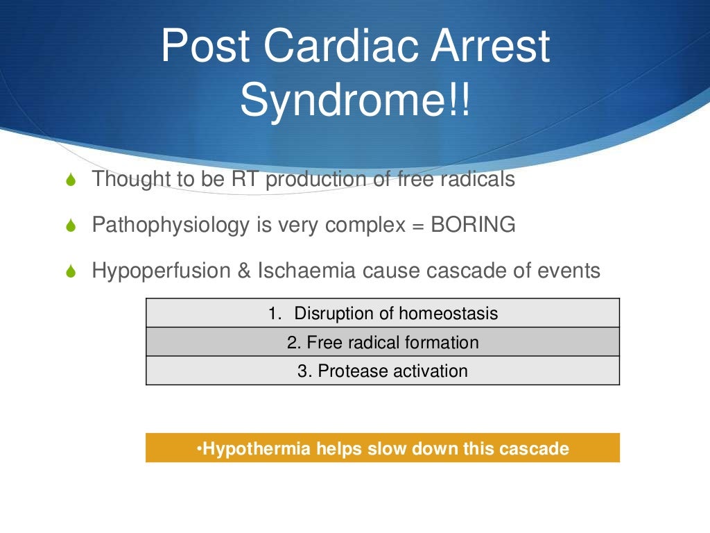 Post Cardiac Arrest Syndrome
