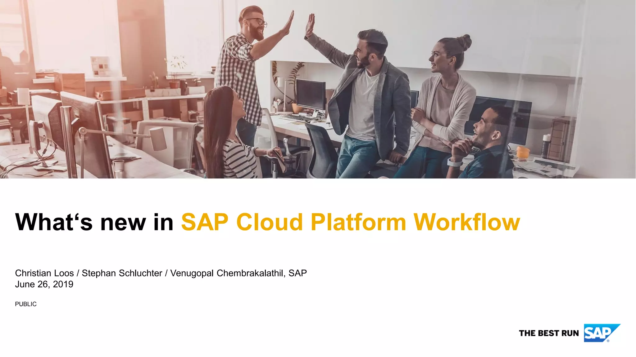 What’s new in SAP Cloud Platform Workflow – summer edition 2019 | PDF