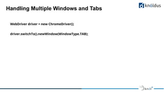 What's new in selenium 4 | PDF