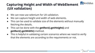 What's new in selenium 4 | PDF