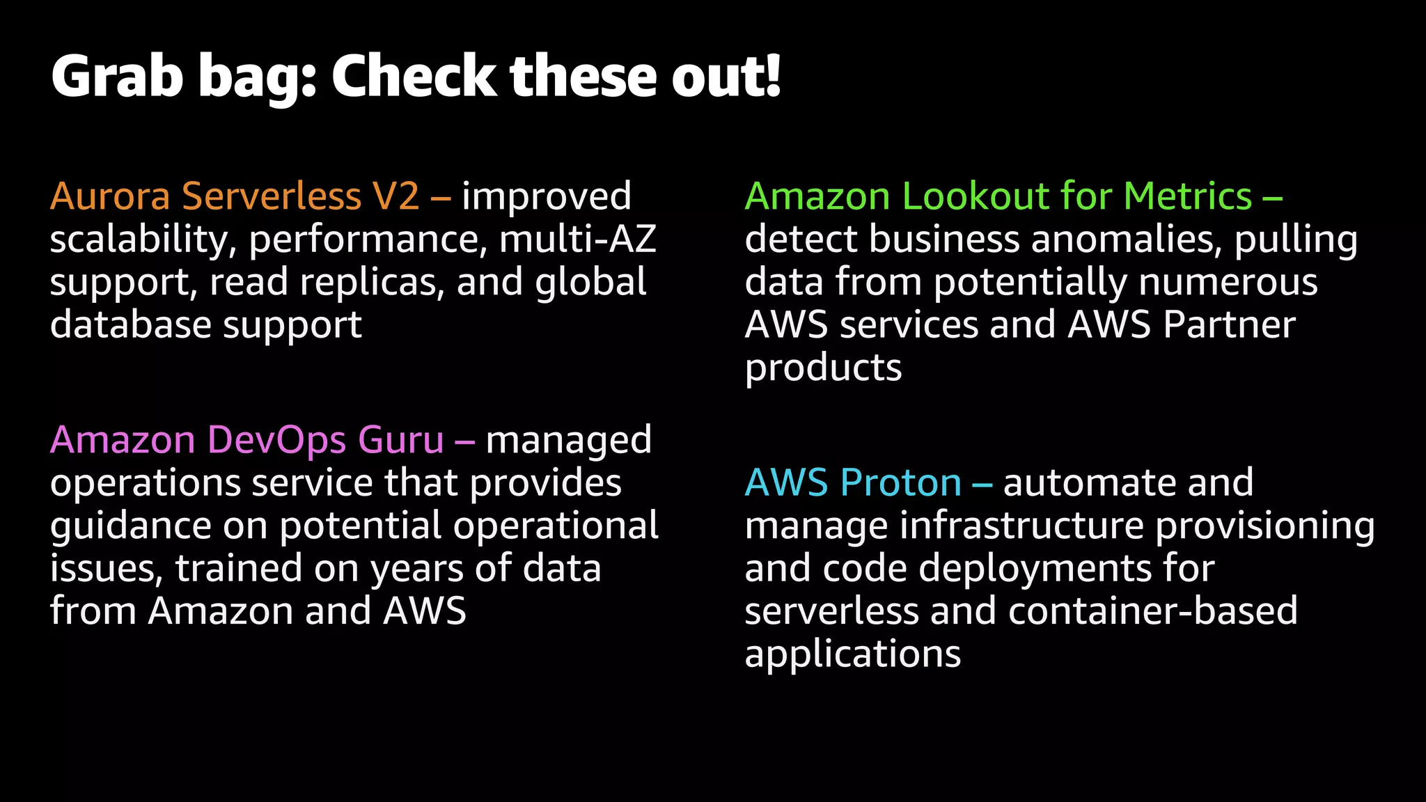 What’s new in serverless - re:Invent 2020 | PPT