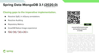 What’s New in Spring Data MongoDB | PPT