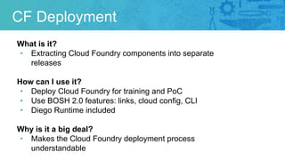 What's New in the Cloud Foundry Ecosystem? | PPT