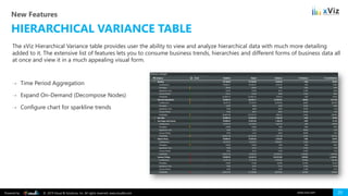 xViz Advanced Custom Visuals for Microsoft Power BI - What's New? | PPT